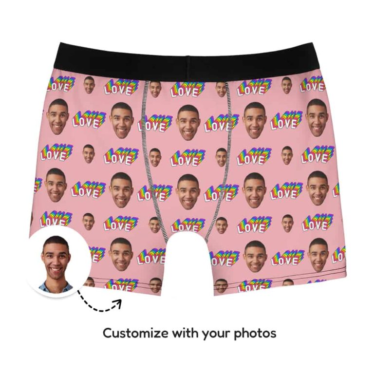 Custom Boxers With Face Designs - Face on Boxers Gift for Him