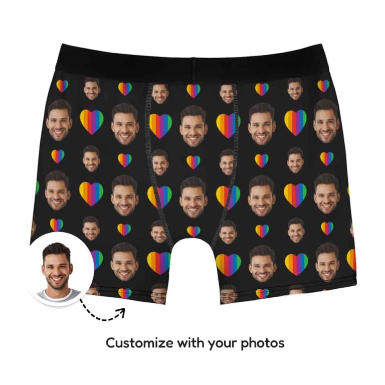 Custom Boxers With Face Designs - Face on Boxers Gift for Him