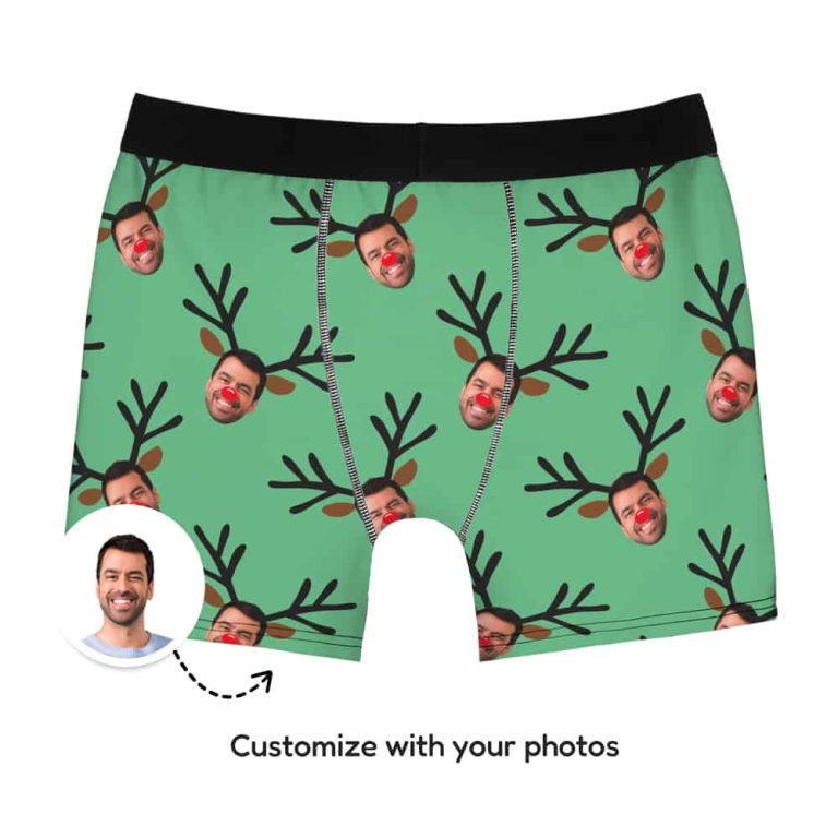 Custom Boxers With Face Designs - Face on Boxers Gift for Him