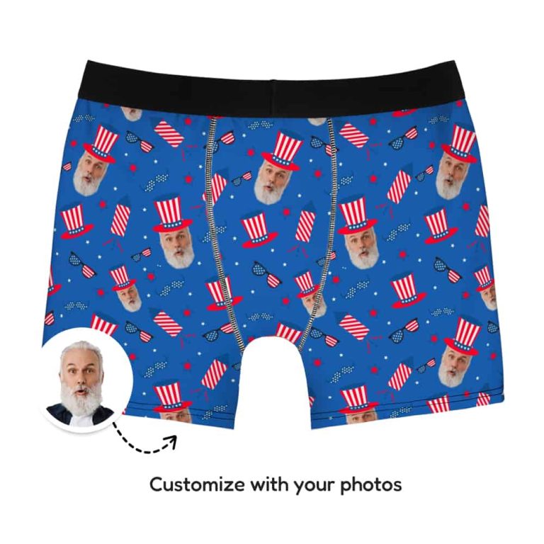 Custom Boxers With Face Designs - Face on Boxers Gift for Him
