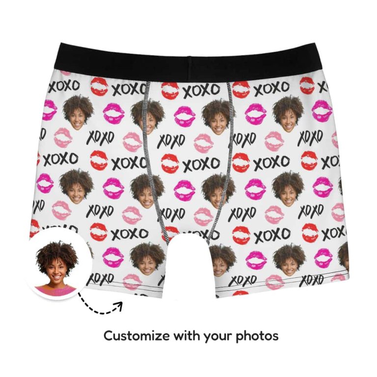 Custom Boxers With Face Designs - Face on Boxers Gift for Him