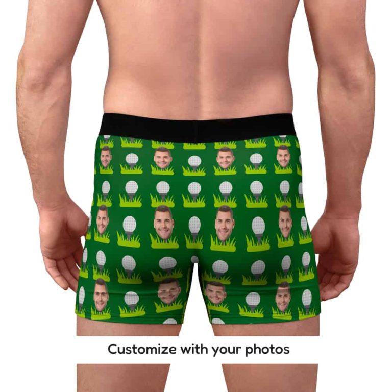 The Best Golf Underwear with Your Face on Them - Face Undies