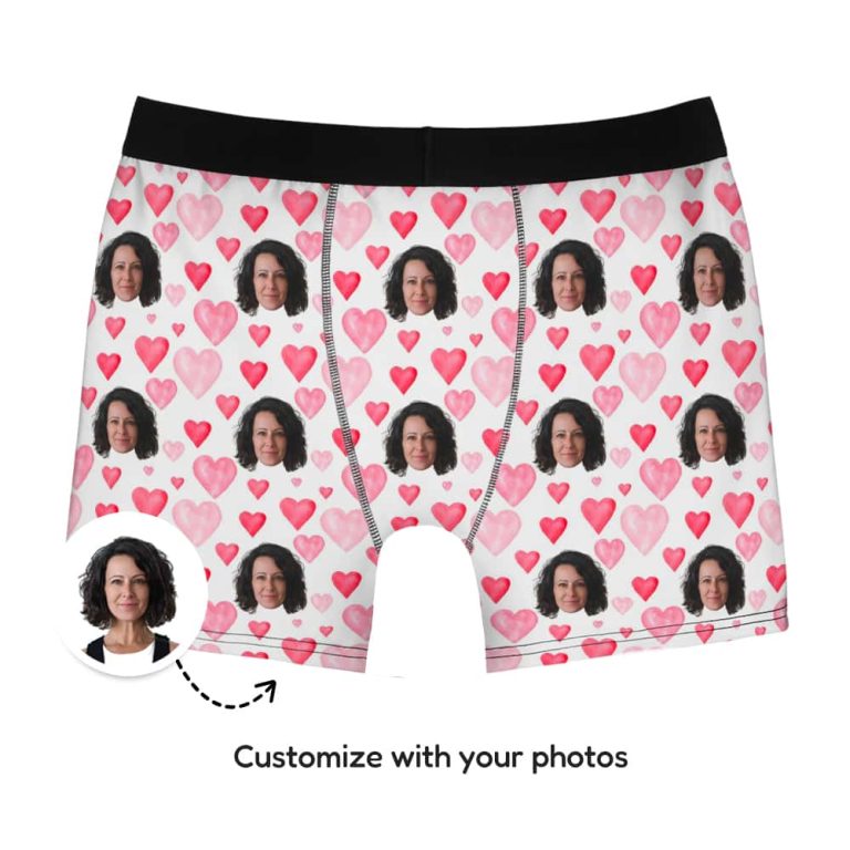 Custom Boxers With Face Designs - Face on Boxers Gift for Him