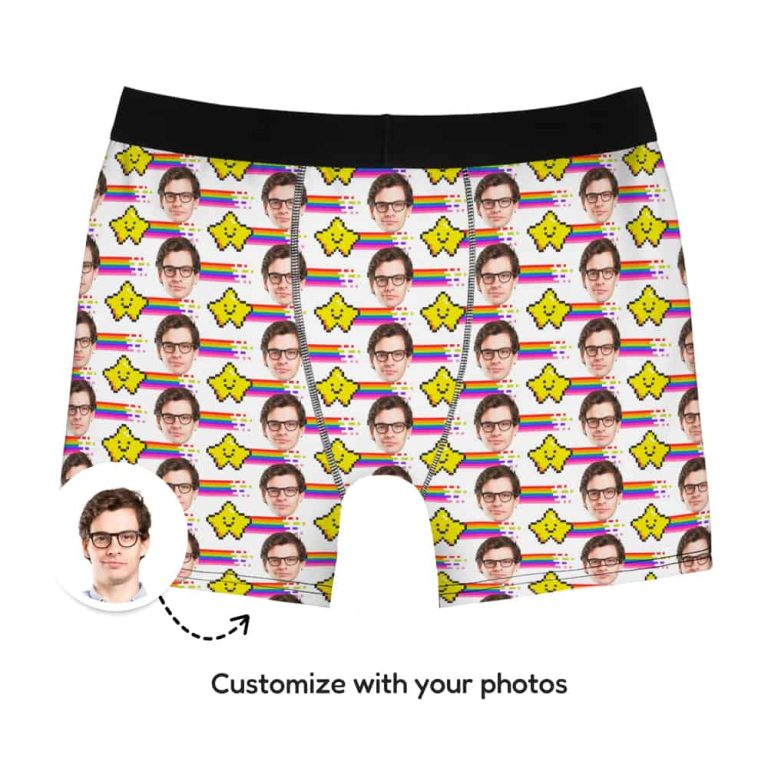 Custom Boxers With Face Designs - Face on Boxers Gift for Him